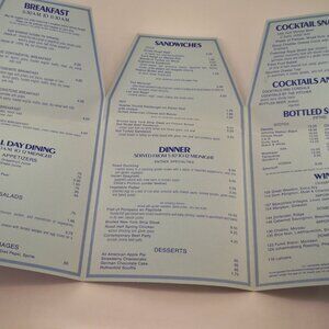 Disney | Design | Rare Disney World Contemporary Room Service Menu 77 ...
